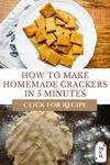 Easy Homemade Crackers in 5 Minutes - Melissa K. Norris