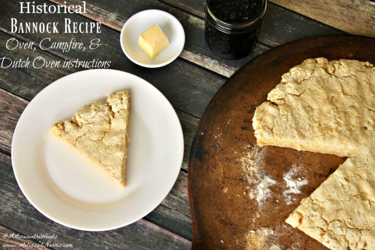 Bannock Recipe with Potatoes- Historical Cooking - Melissa K. Norris