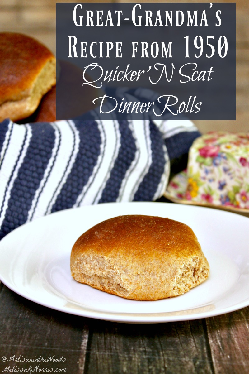 Grandma's Easy Homemade Dinner Rolls (With Fresh-Milled Flour)