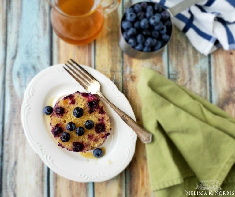 Old-fashioned Blueberry Pudding Recipe with Rosewater Sauce - Melissa K ...