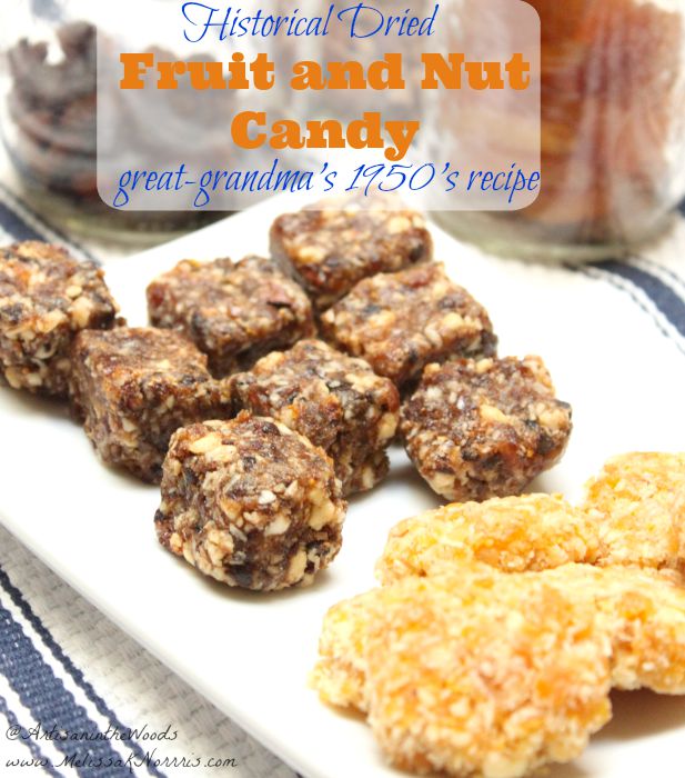 Historical Dried Fruit and Nut Candy Recipe