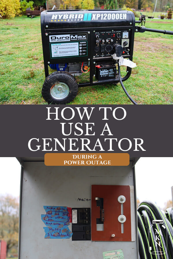 How to Use a Generator During a Power Outage - Melissa K. Norris