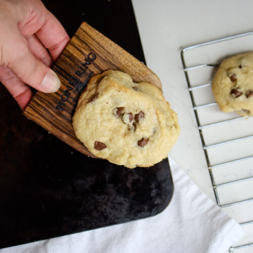 Wooden Dough Scraper Black Walnut - Melissa K. Norris