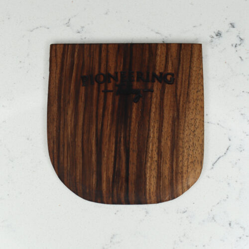 Wooden Dough Scraper Black Walnut - Melissa K. Norris