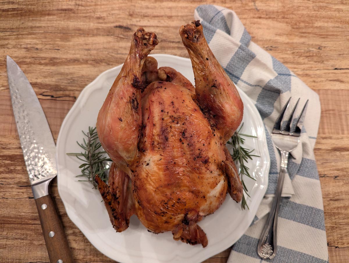 Easy Oven Roasted Chicken Recipe (Crispy & Juicy) - Melissa K. Norris